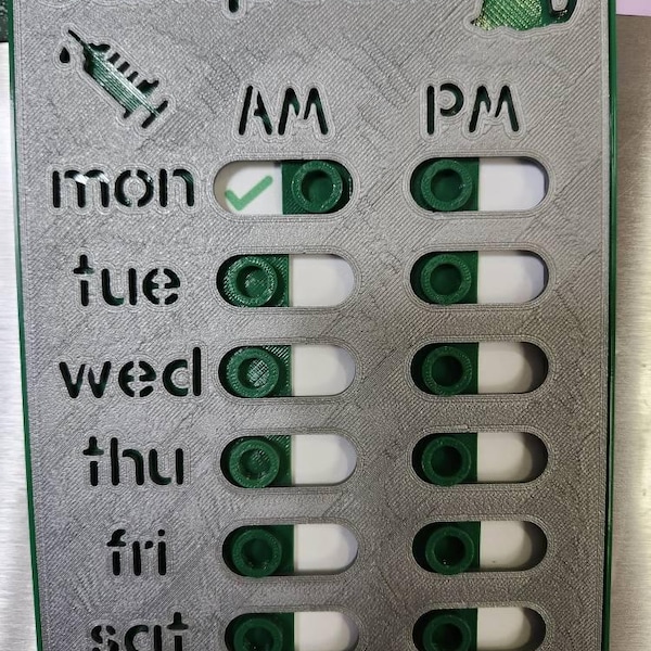 Sliding Daily Routine Chart | Embroidery-style Flower Chart | Task ...