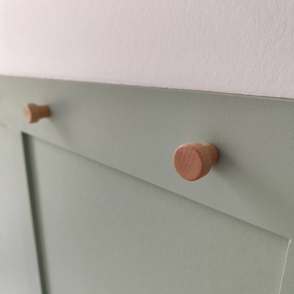 Natural Wood Drawer Pulls, Wooden Handles for Cabinet, Wood Handles for ...