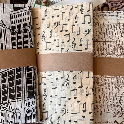 Vintage Postcard Print Tissue Wrap Antique Look 15x20 or 20x30 ...