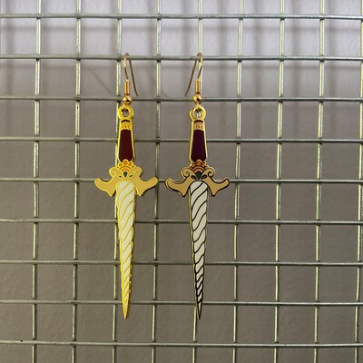 Dagger Hard Enamel Pin Art Nouveau Sword Pin Pins Lapel - Etsy