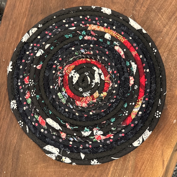 Memory Bowls - Rope Fabric Bowl - Coiled Rope Basket - Clothesline ...