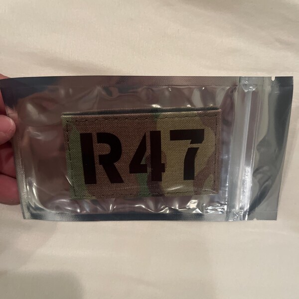 Union Jack Flag With Three Text Lines Custom Your Own Text Lasercut Patch Customized IR Combat ...