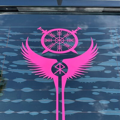 Die Cut Viking Decal, Til Valhalla Sticker, Decal, Viking Women ...
