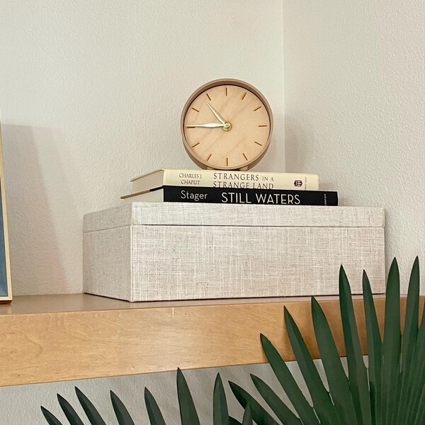 Customizable Small Wooden Clocks | Wall Wooden Clock | Mini Wooden ...