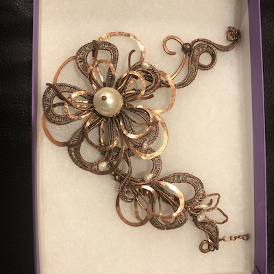 Shawl Pin, Silver Wire Wrap Scarf Pin, Sweater Pin, Cardigan Clip ...