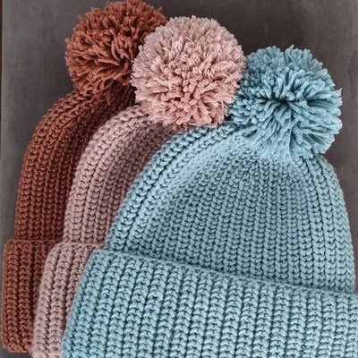 Knitting Pattern Baby Hat, Todler Hat, Half Fishermans Rib Hat Pattern ...