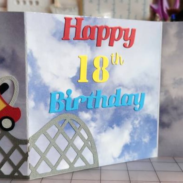 Handmade Paper Die Cut MAKE A SPLASH Title Scrapbook Page Embellishment ...