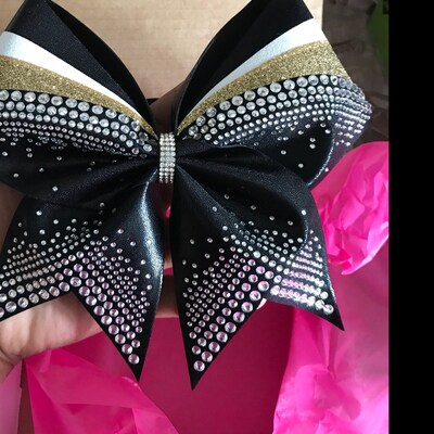 Rhinestone Cheer Bow Cheer Bow Competition Bows Team Bows - Etsy