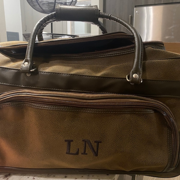 Leather Weekender Bag | Personalized Men Bag| Mens Travel Bag ...