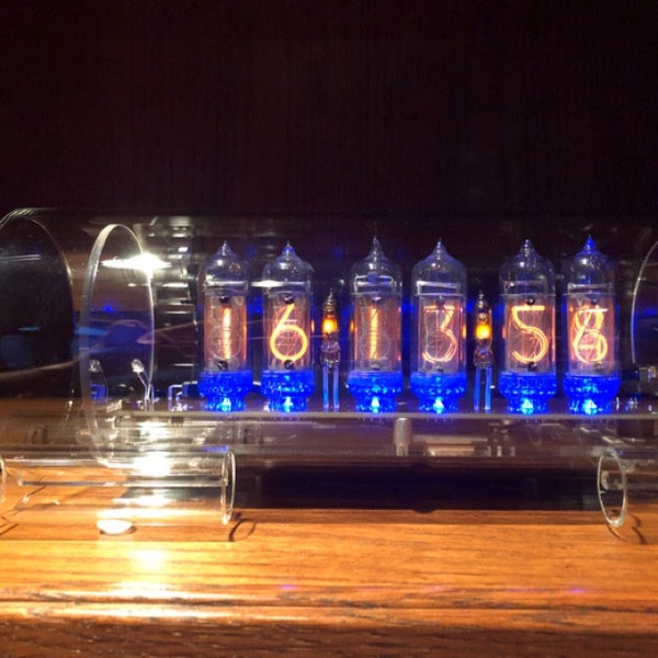 Glass Nixie Clock Mini - Etsy
