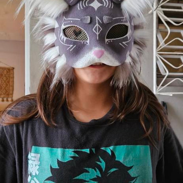Fox Mask Handcrafted for Cosplay Quadrobics Furry Unique Animal Costume ...