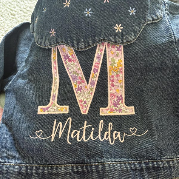 Personalised Denim Jacket, Custom Jean Jacket for Baby and Toddlers ...