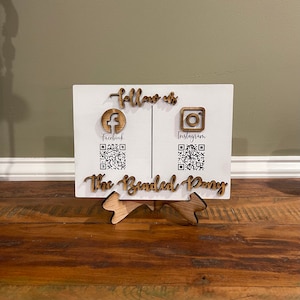 DIGITAL DOWNLOAD Social Media Sign Laser File Lasercutting | Etsy