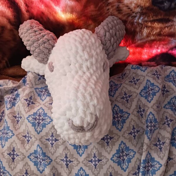 Rams Head Crochet PATTERN Amigurumi - Etsy