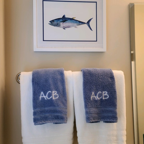 Tuna Print, Bluefin Tuna Watercolor Print, Nautical Print, Ocean Art ...