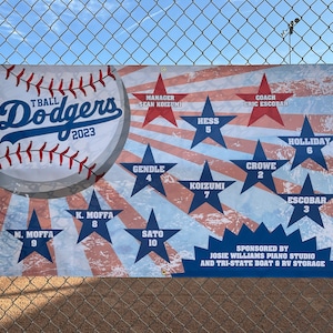 T-ball Banner Tball Banners Baseball Banner Team Banners - Etsy