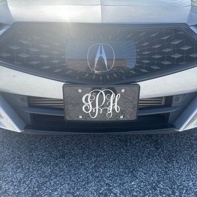 Ohio State Flag License Plate Car Tag Diamond Etched Engraved on Black ...