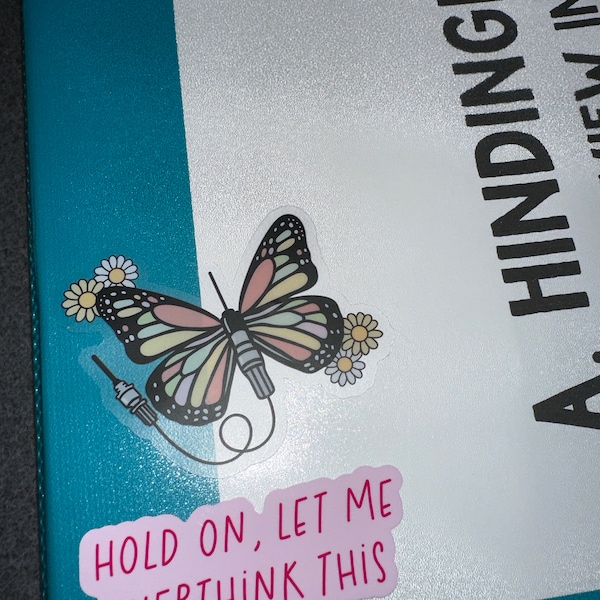 Butterfly IV Sticker, Intravenous Sticker, Infusion Nurse Sticker ...