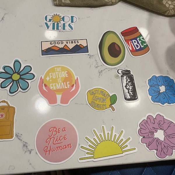 10-50 Pink Themed Stickers - Etsy