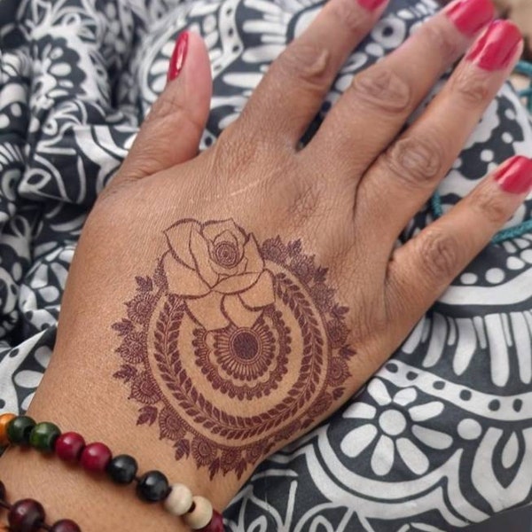 Organic Natural Henna Cone -- Lavender and Cajeput -- Dark Stain - Etsy
