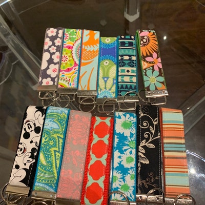 READY TO Ship-beautiful Key Fob/keychain/wristlet-single Arrow on Navy ...