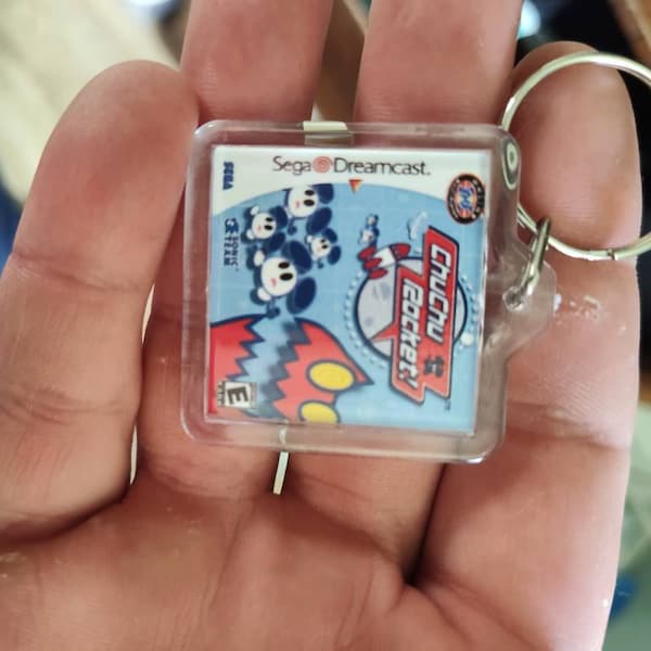 Sega Dreamcast Game Art Video Game Keychain | Chain | Hanger | Pendent ...