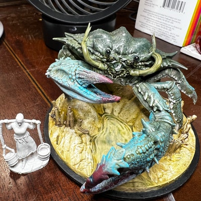 Snapper Brute Swamp Monster Resin RPG Miniature Print My - Etsy