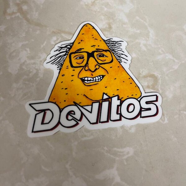 Devitos Danny Devito as a Dorito Vinyl Sticker - Etsy