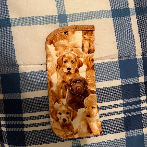 Checkbook Cover Dog Chase - Etsy