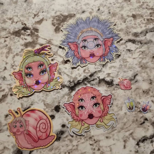Melanie Martinez Snail Creature Fairy Vinyl Stickers Portals ...