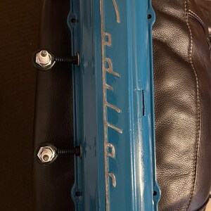 Vintage Corvette Script Valve Cover Rack Man Cave - Etsy