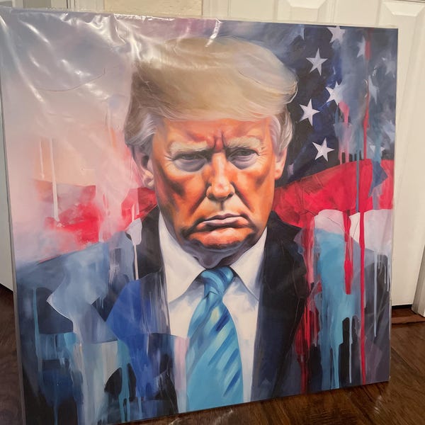 Bold 'VOTE TRUMP' Poster With Trump Art Print Make Your Voice Heard ...