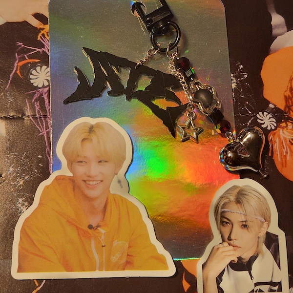 Stray Kids Keychain - SKZ K-pop Lightstick Charm - Bag, Backpack, Purse ...