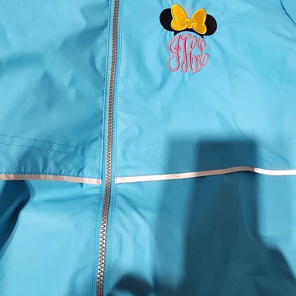 Disney Monogram Rain Jacket for Women, Minnie Mouse Mickey Mouse ...