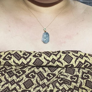 Djade Certified Natural Green A Jadeite Jade Pendant Carved - Etsy