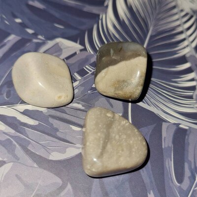 Set of 3 Flint Stones Tumbled Stones Flint Stone Tumbled - Etsy