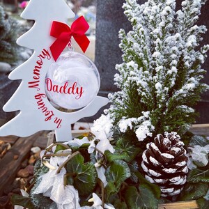 Grave Christmas Tree, Grave Memorial, Christmas Memorial, Grave Tree ...