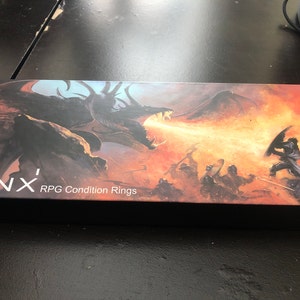 DND Miniatures Condition Rings With Box 96 Markers to Track - Etsy