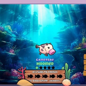 Megathon Timer Widget Subathon Donothon Countdown Timer for Twitch Streamers Bit Tracker Sub ...