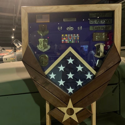 Air Force Logo Shadow Box - Etsy