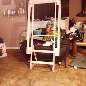 Easel Stand for Adjustable Twining Loom or Art in Solid Maple Made TO ...