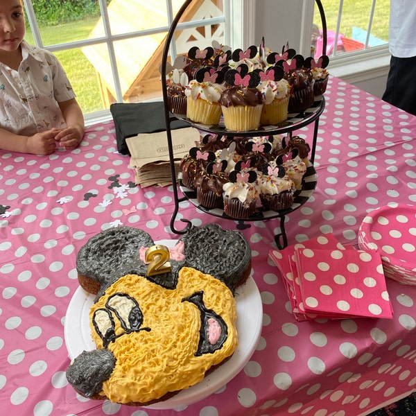 Mouse Ears Cupcake Topper, Twodles Cupcake Topper, I'm Twodles Cupcake ...