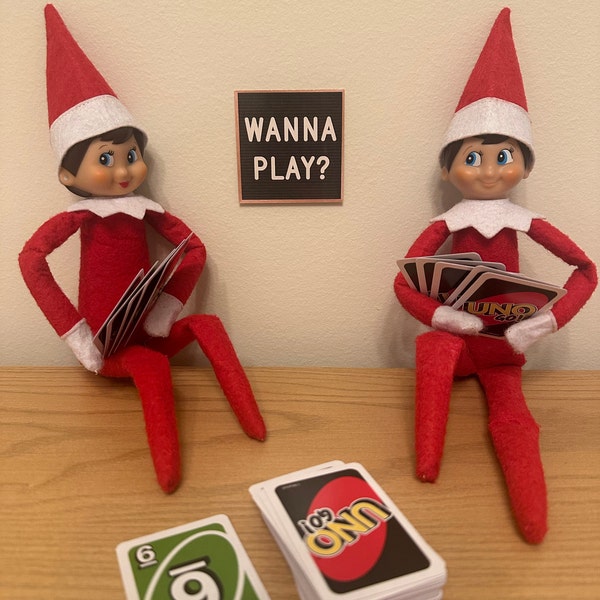Christmas Elf Card Game, Elf Prop, Christmas Elf Kit, Holiday Elf Kit ...