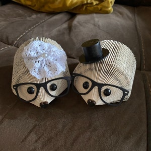 Small Vintage Paper Book Hedgehog - Etsy UK
