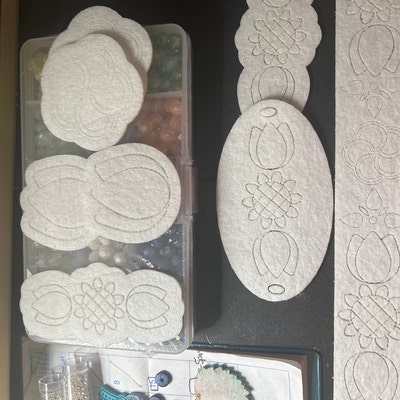 Flower Pattern Cabochons, Acrylics Centers, Indigenous Centers, Native ...