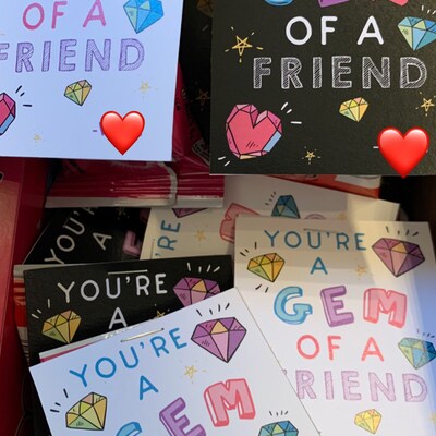 Gem of a Friend Valentine's Tag, School Valentine's, Ring Pop Valentine ...