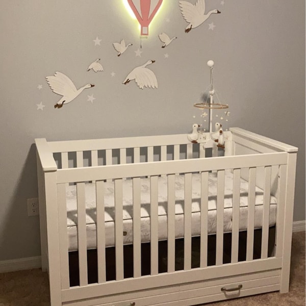 Set of 4 Baby Night Light, Baby Room Light, Personalized Lamp, Cloud ...