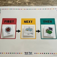 First, Next, Then Transition Board (includes 72 Routine and Activity ...