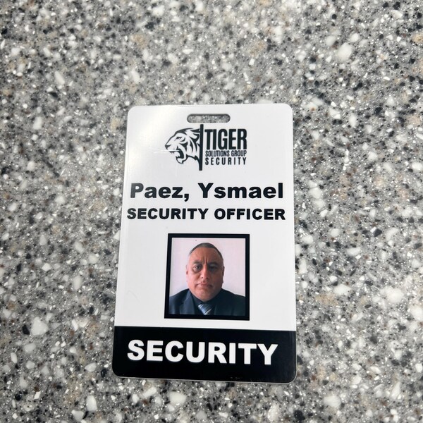 Custom Photo ID Badge With Optional Attachment - Personalized Name Tag ...