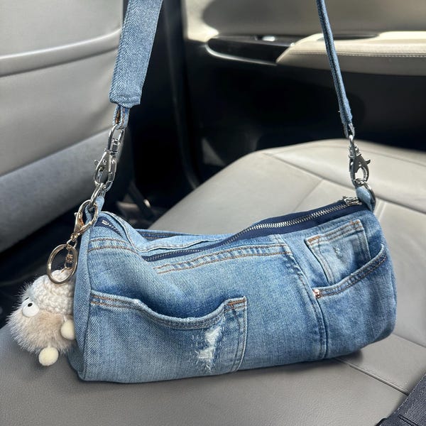 Boro Patchwork Bag, Handmade Upcycled Textiles Shoulder Bag, Recycled ...